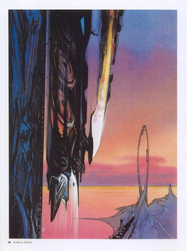 Fascinating Automobile Illustrations by Stan Mott | Amusing Planet